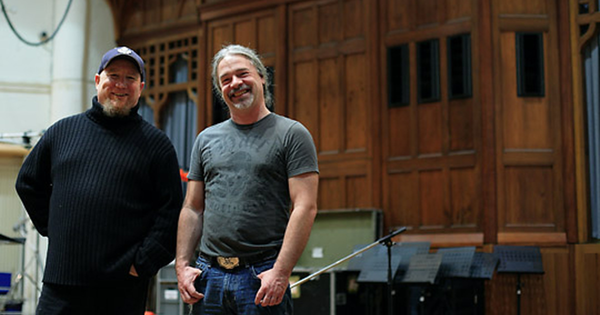 Garth Richardson and Mike Fraser pictures taken at Air Recording ...