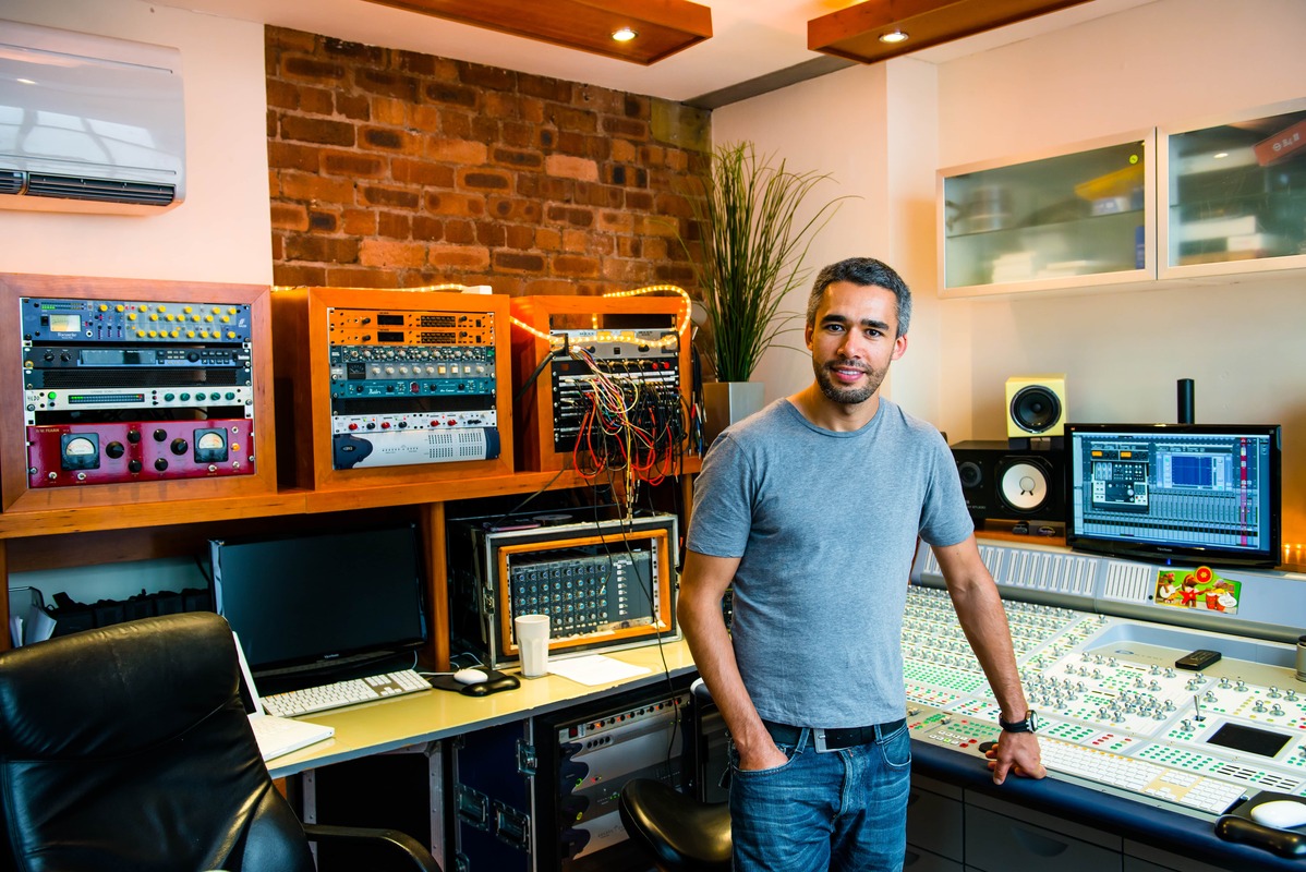 Mike Cave at Loft Mastering, Sept 2012