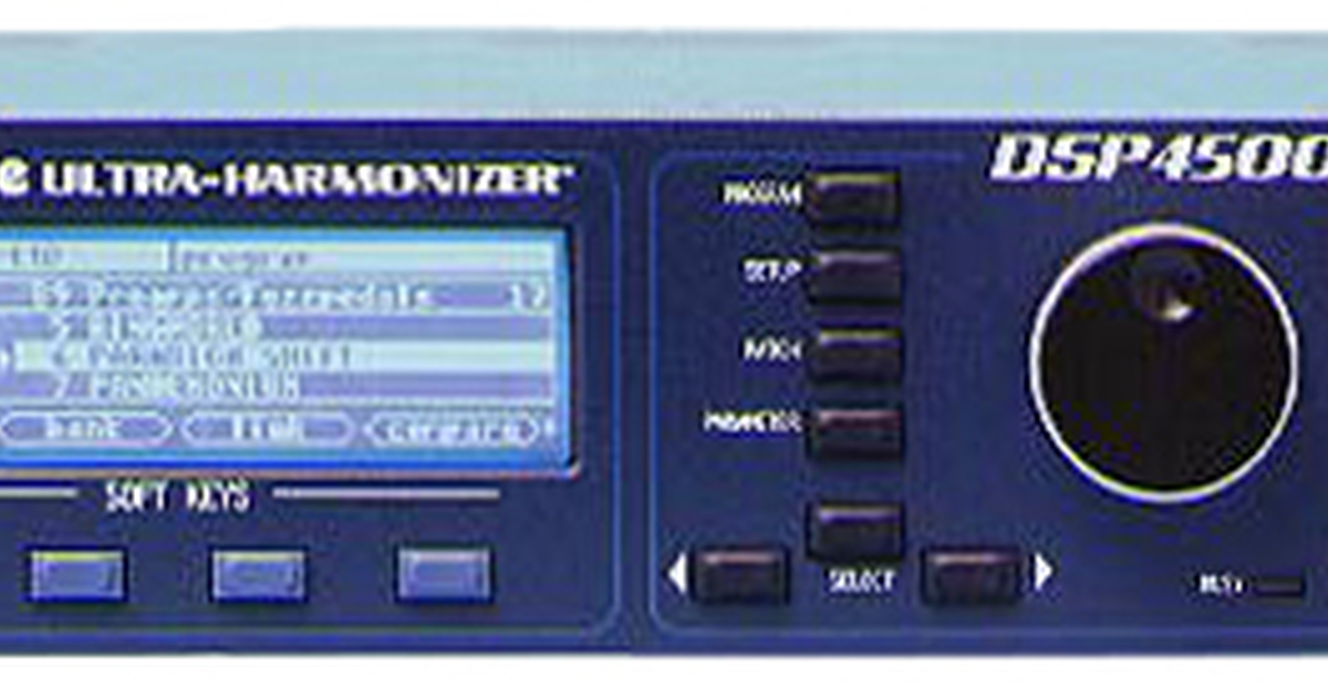 Eventide DSP 4500 harmonizer reviews - recording studio equipment review