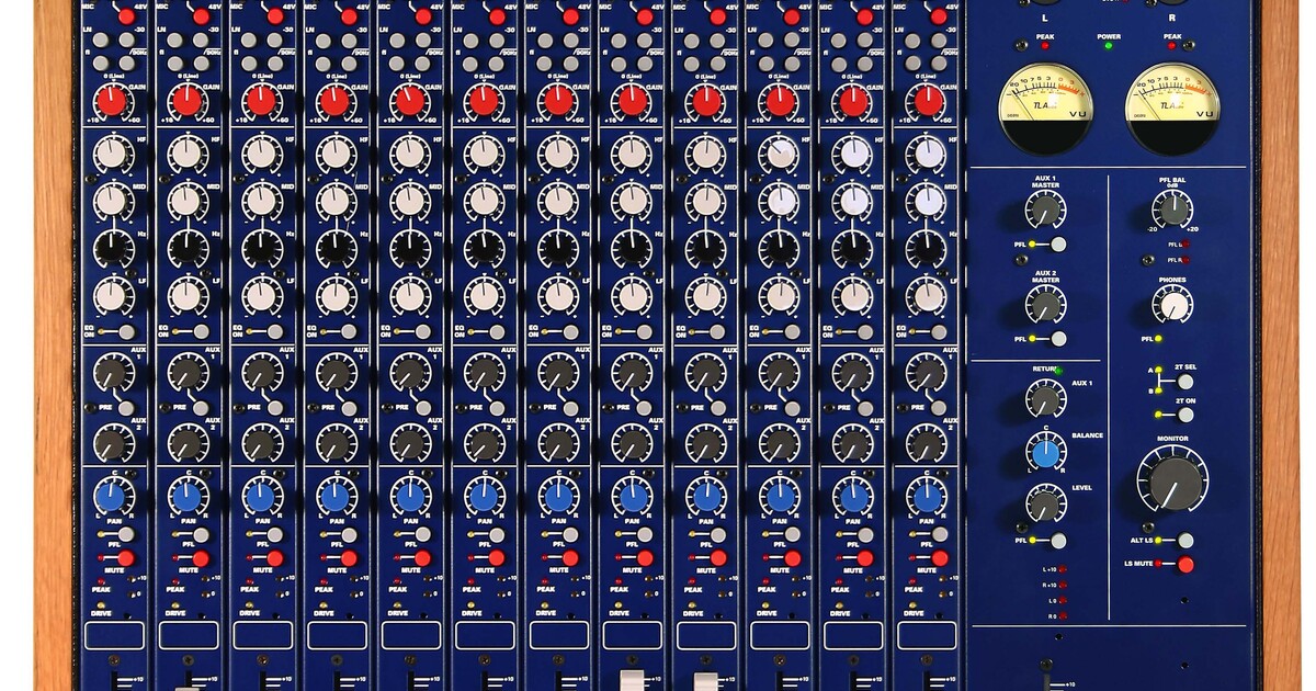 TL Audio M1 Tubetracker Mixing Console studio equipment review